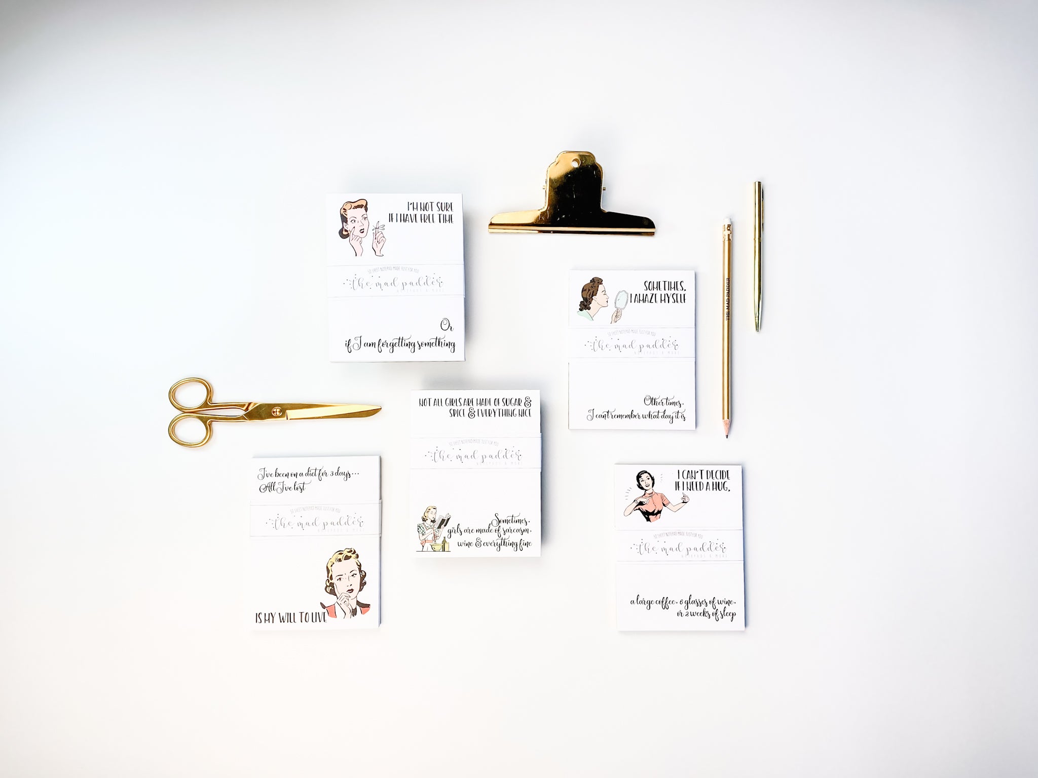 WITTY WOMEN WHO CAN'T DECIDE NOTEPADS – The Mad Padder