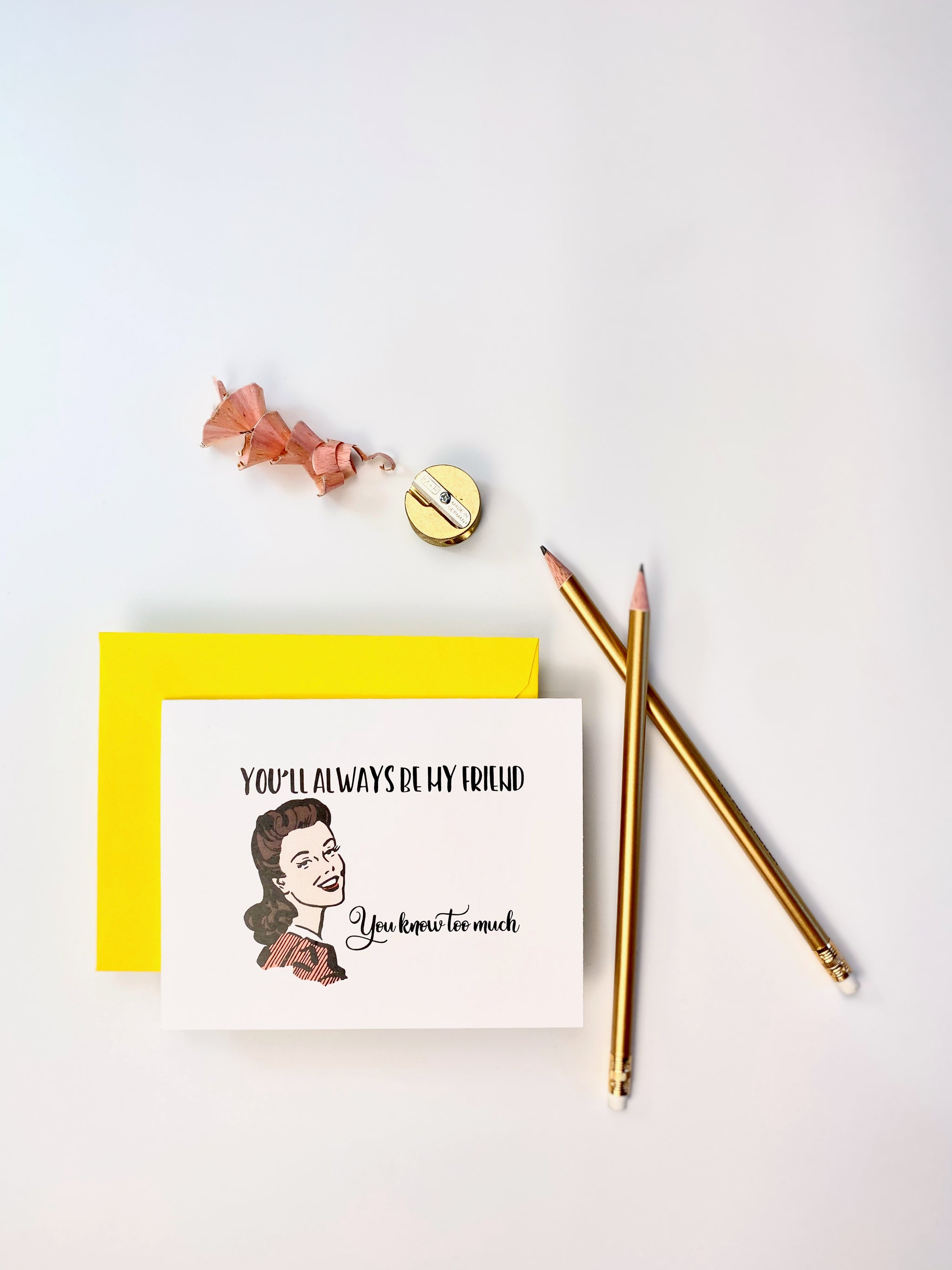 WITTY WOMEN THAT WILL ALWAYS BE YOUR FRIEND GREETING CARD SET – The Mad ...