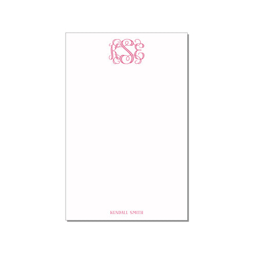 VINE MONOGRAM LARGE NOTEPAD – The Mad Padder