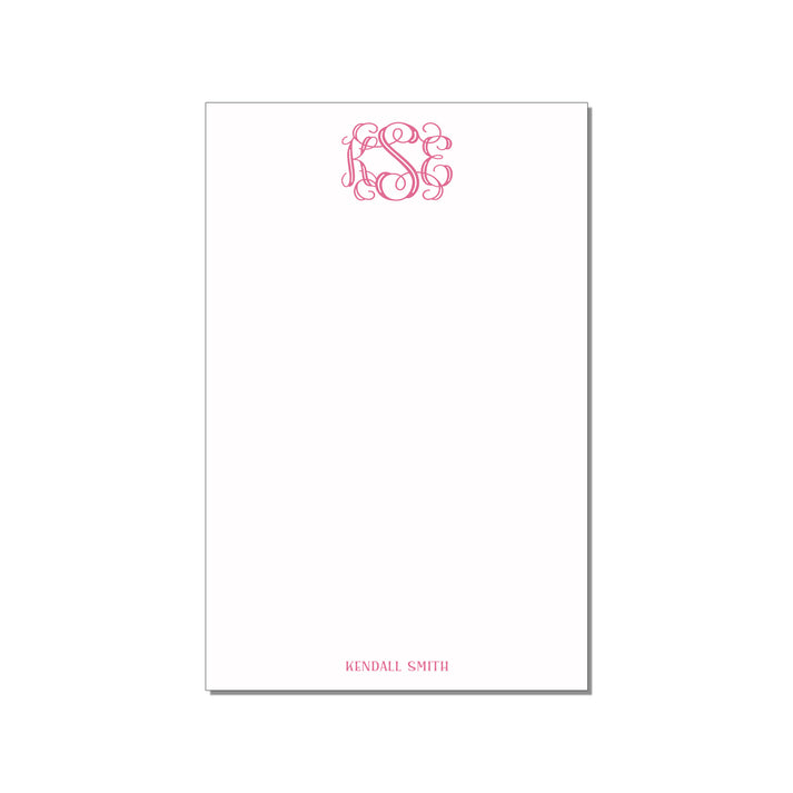 VINE MONOGRAM LARGE NOTEPAD – The Mad Padder