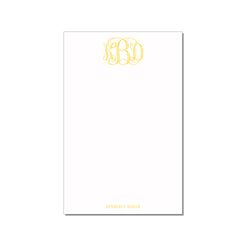 VINE MONOGRAM LARGE NOTEPAD – The Mad Padder
