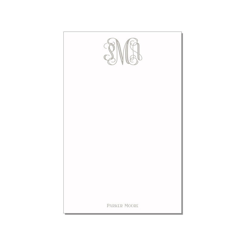 VINE MONOGRAM LARGE NOTEPAD – The Mad Padder