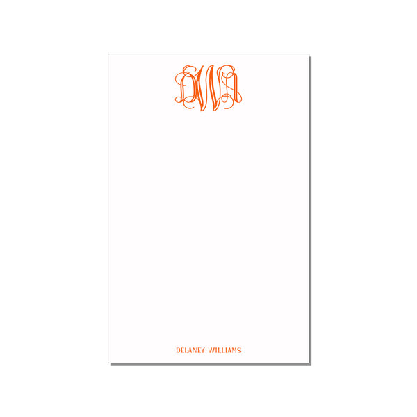 VINE MONOGRAM LARGE NOTEPAD – The Mad Padder